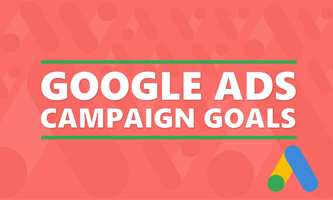Campaign Goals In Google Ads | Growmeo